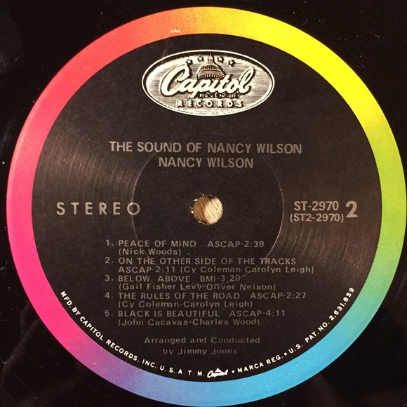Vinyl Records | Other | Nancy Wilson The Sound Of Nancy Wilson Vinyl Lp ...